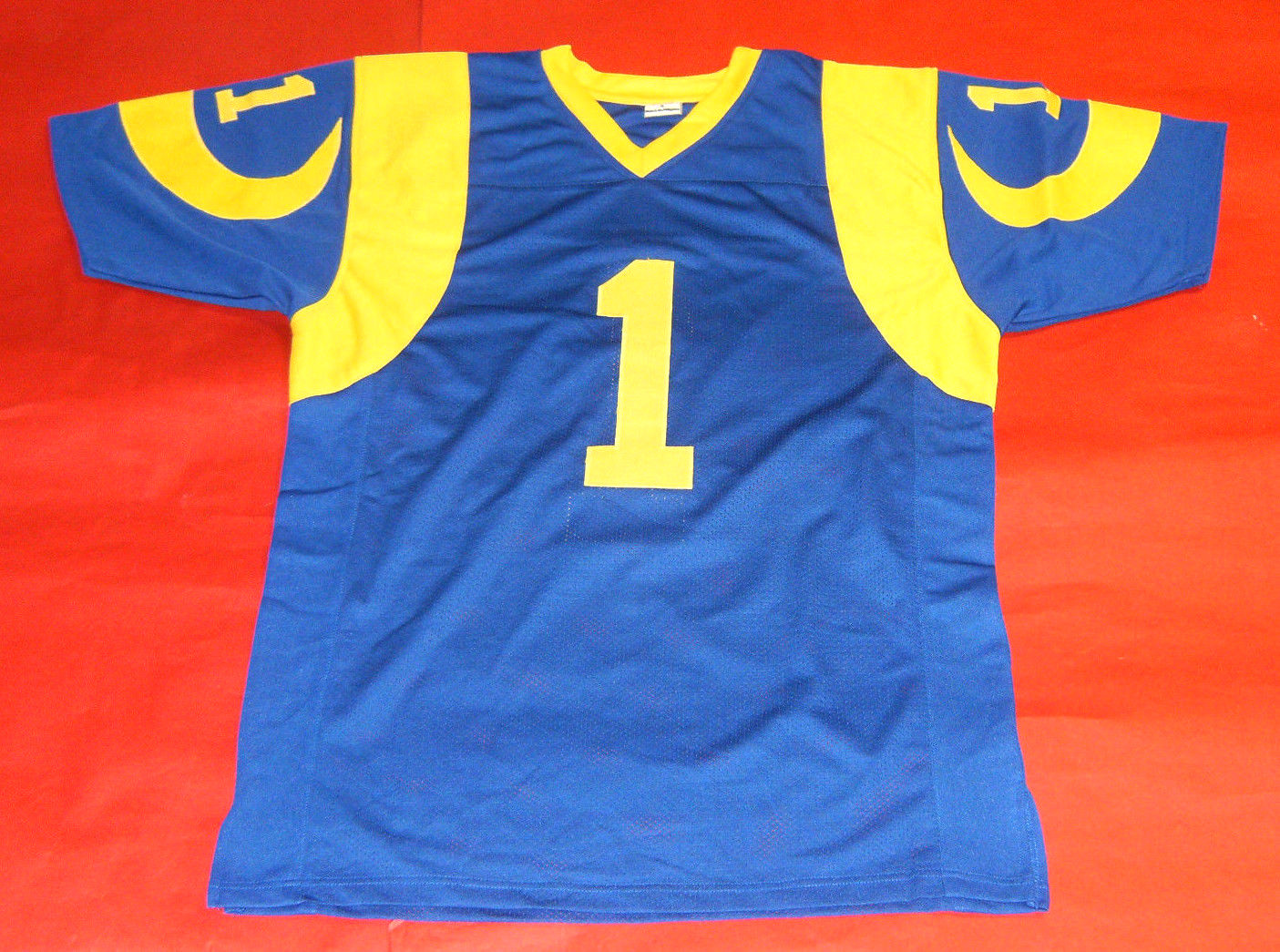 DICK VERMEIL CUSTOM ST LOUIS RAMS THROWBACK JERSEY LOS ANGELES HOF 2022 ...