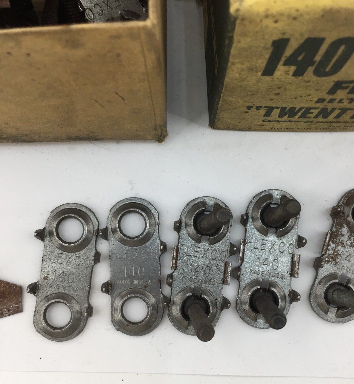 Open box Flexco 140E Steel Belt Fasteners Box of 21 *missing pieces ...