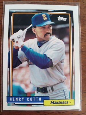 HENRY COTTO SEATTLE MARINERS 1992 TOPPS BASEBALL CARD #311 | eBay