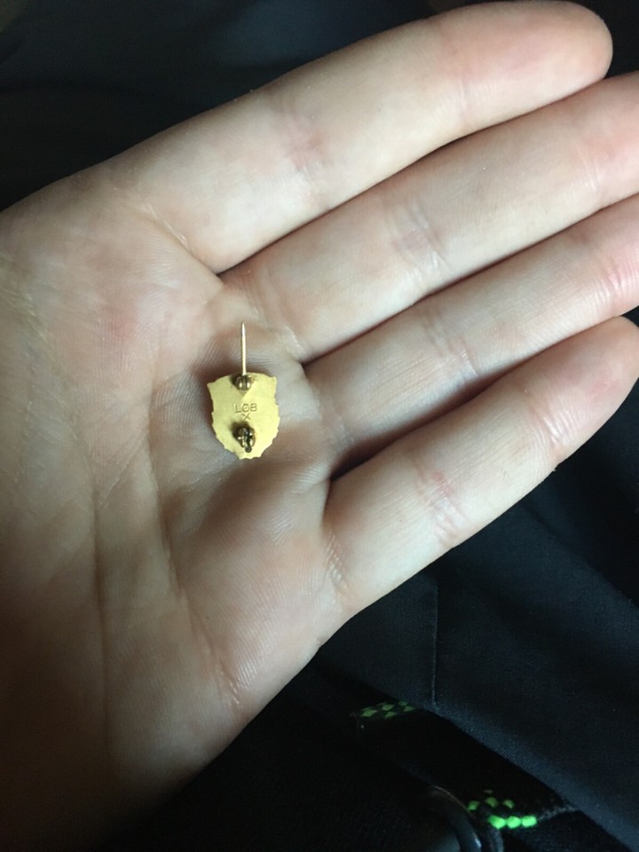 10k gold pin with diamond (timken) | eBay