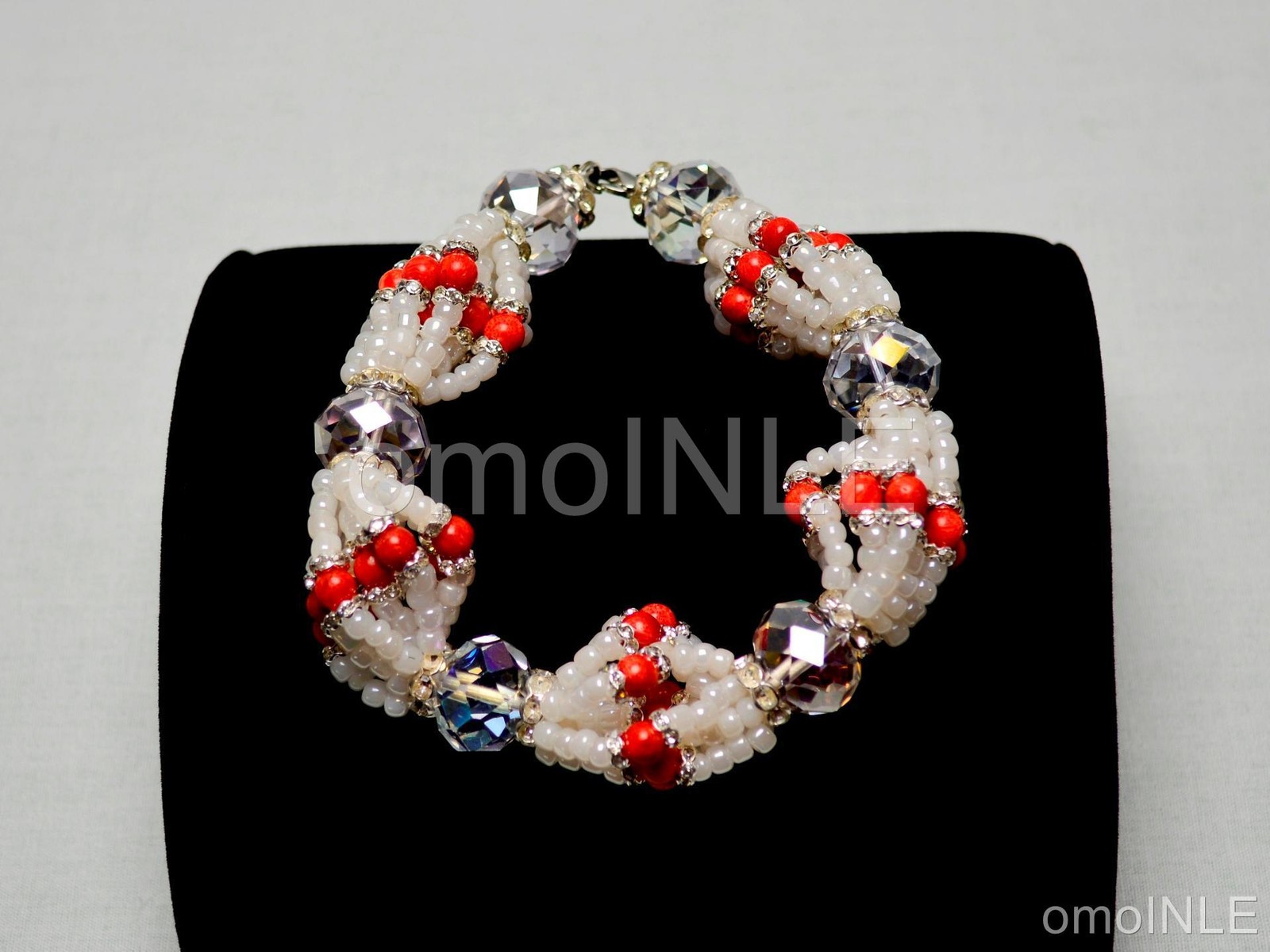 ILDE OBATALA OSHAGRINAN IFA ORISHA BRACELET IDDE MAZO GLASS BEADS CORAL ...
