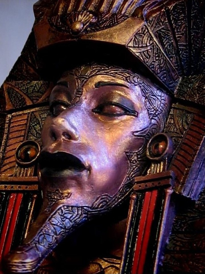 1/6 GK Figure Resin White Unpainted Model Stargate Ra Pharaoh | eBay