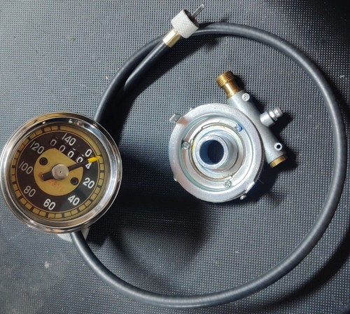 SPEEDOMETER + 650MM CABLE + 17" REENVIO DUCATI 125 SPEEDO DRIVE VEGLIA ...