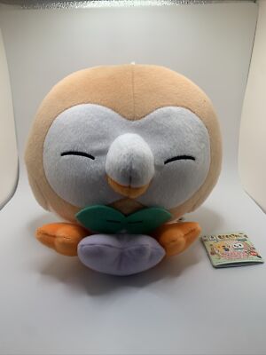 Rowlet Plush Sleeping Pokemon New W/ Tags Banpresto Jamma Craneking | eBay