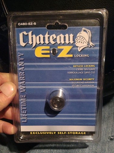 Chateau Keyless Locking C480-EZ-S Storage Cylinder Lock Shed Personal ...