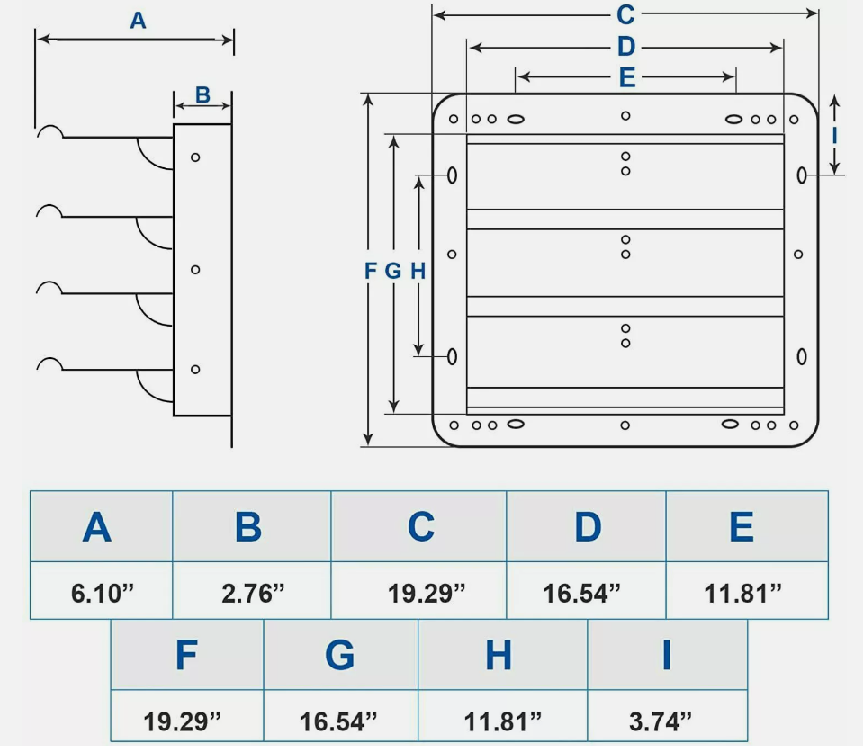 iPower 16 Inch Square Aluminum Automatic Gravity Shutter Louver Vent | eBay