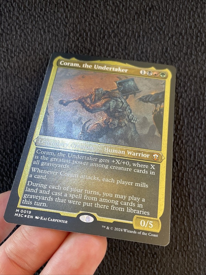 Coram, the Undertaker - 19 - Foil Etched - M3C - NM - MTG Magic the ...