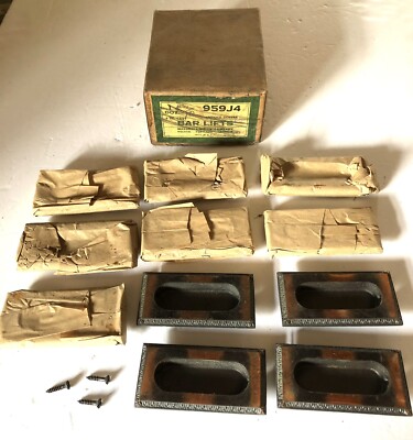 Vtg Victorian Recessed Copper Color Pocket Pull Sash Lift Lot Of 11 | eBay