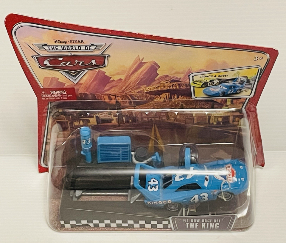 Disney Pixar World of Cars Pit Row Race-Off The King Diecast Mattel New ...