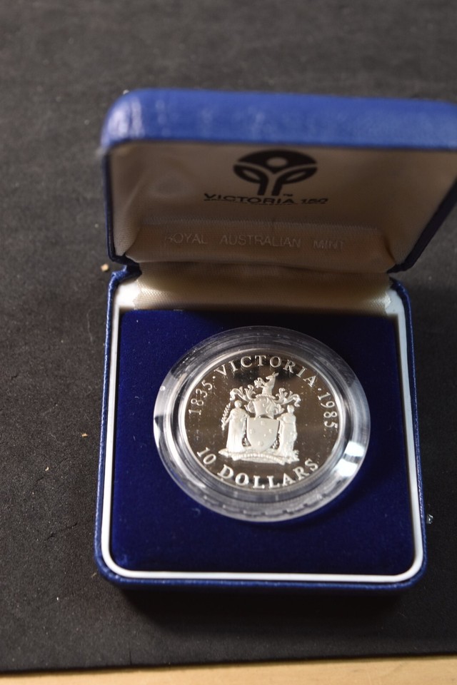 AUSTRALIA 1985 $10 SILVER COIN w.COA | eBay