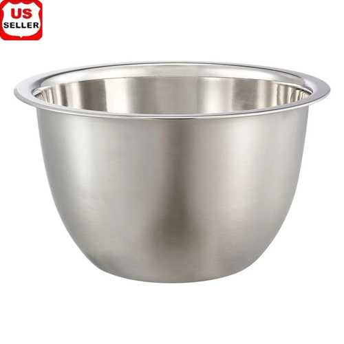 3QT Stainless Steel Mixing Bowl Durable Kitchen Prep Serving Storage ...