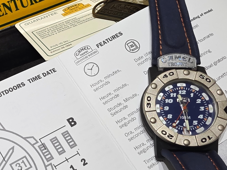 Genuine Camel Trophy Adventure Watches Originals Time Date | eBay