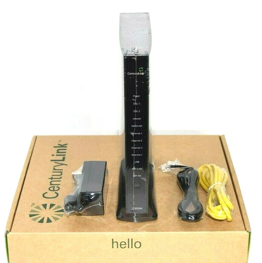 CenturyLink Actiontec C3000A WiFi Modem Router 802.11n & 802.11ac DSL ...