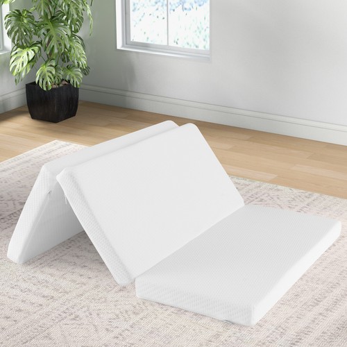 Tri-Fold Pack and Play Mattress 38" x 26" Foldable Playard Pad Portable ...
