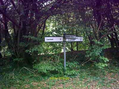Photo 6x4 Roadsign on Low Road Heveningham At the junction with Clay ...