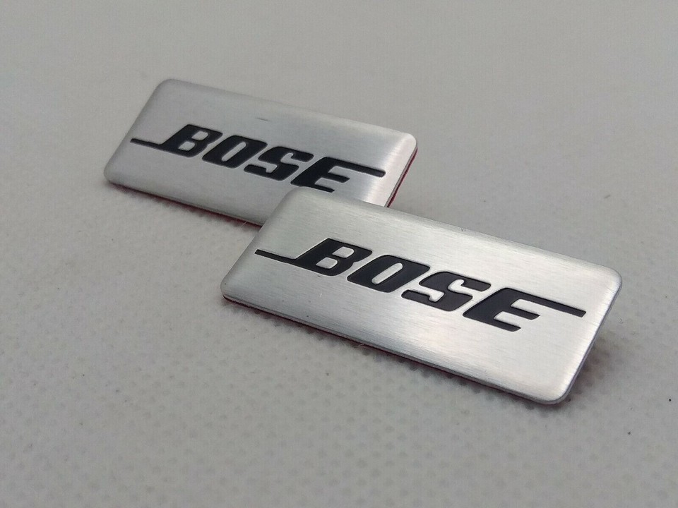 2 x Emblem Speaker Badge Decal Replacement fits Bose Speaker 3D Car ...