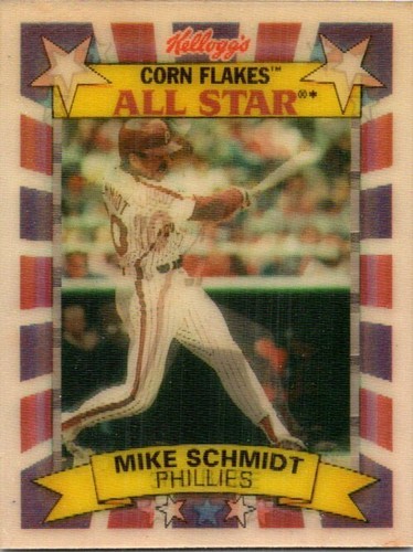 1992 Kellogg's Corn Flakes All Stars #NNO Mike Schmidt | eBay