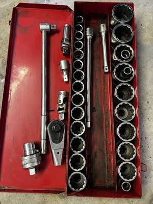 snap-on 3/4 Complete 35pc socket set 434HDC 12-Point SEA | eBay