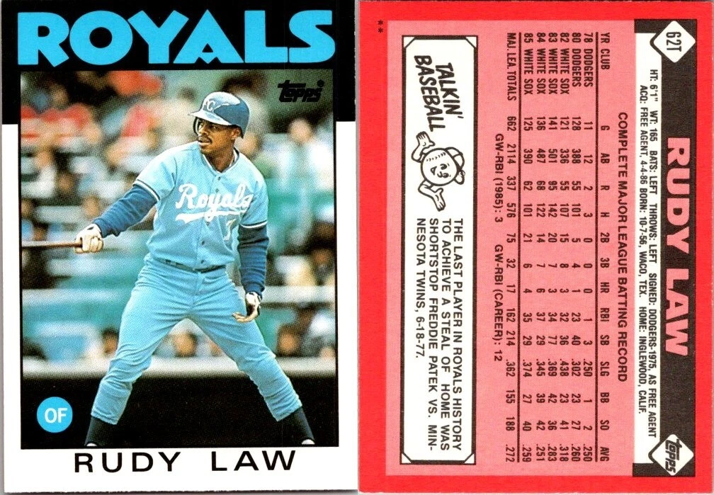 Rudy Law Baseball
