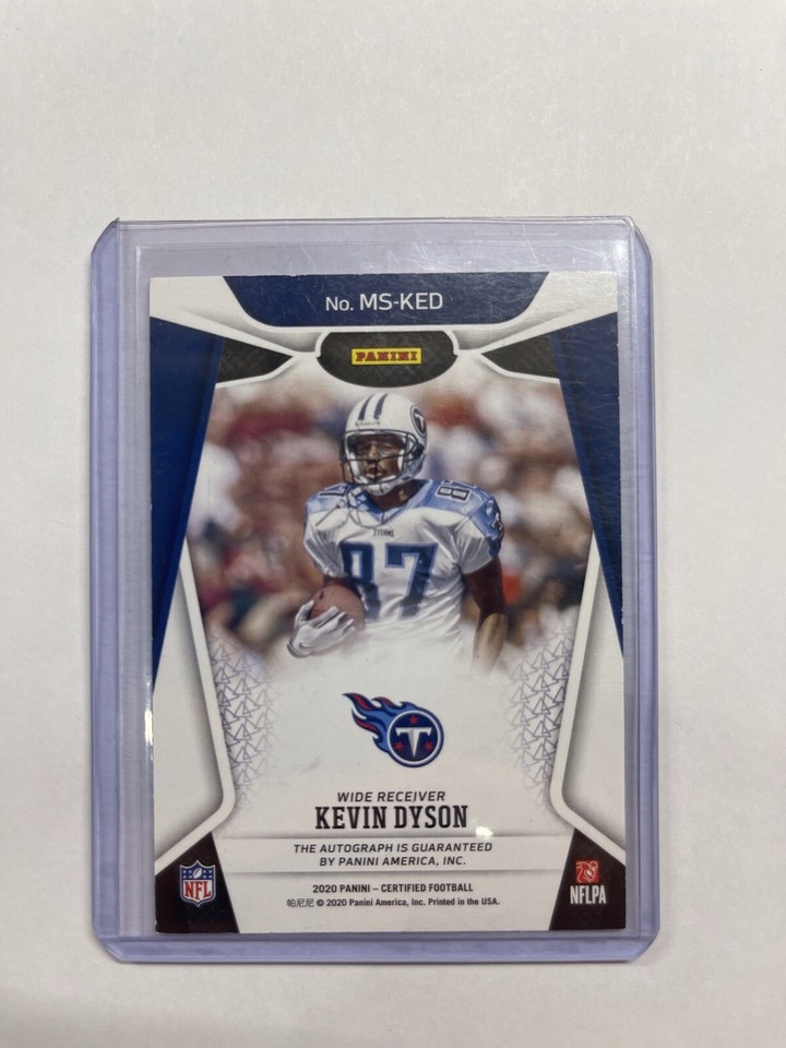 2020 Certified Kevin Dyson Mirror Signatures Silver Autograph /199 #MS ...