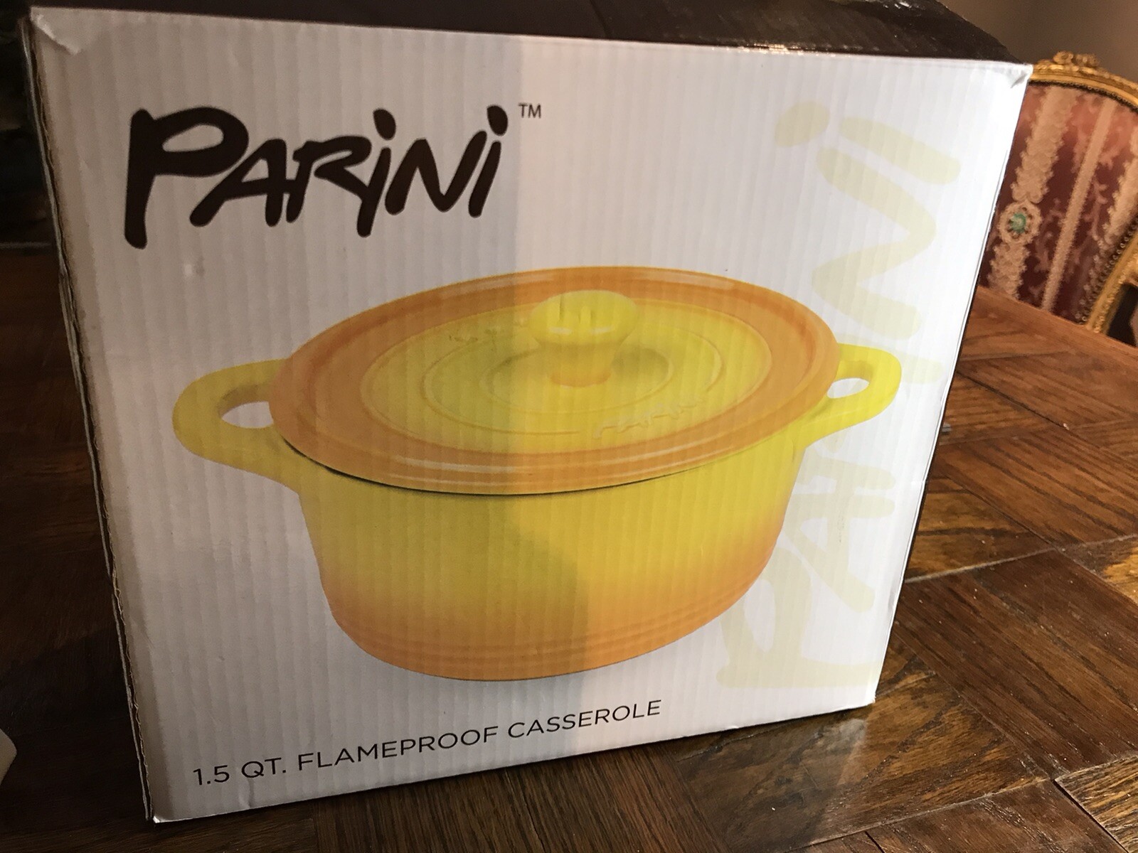 PARINI 1.5 QT. FLAMEPROOF CASSEROLE POT BRAND NEW Set Of 2 | eBay