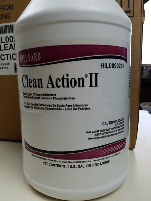 1x 1 gal Hillyard HIL0090206 clean action II extractor concentrated ...