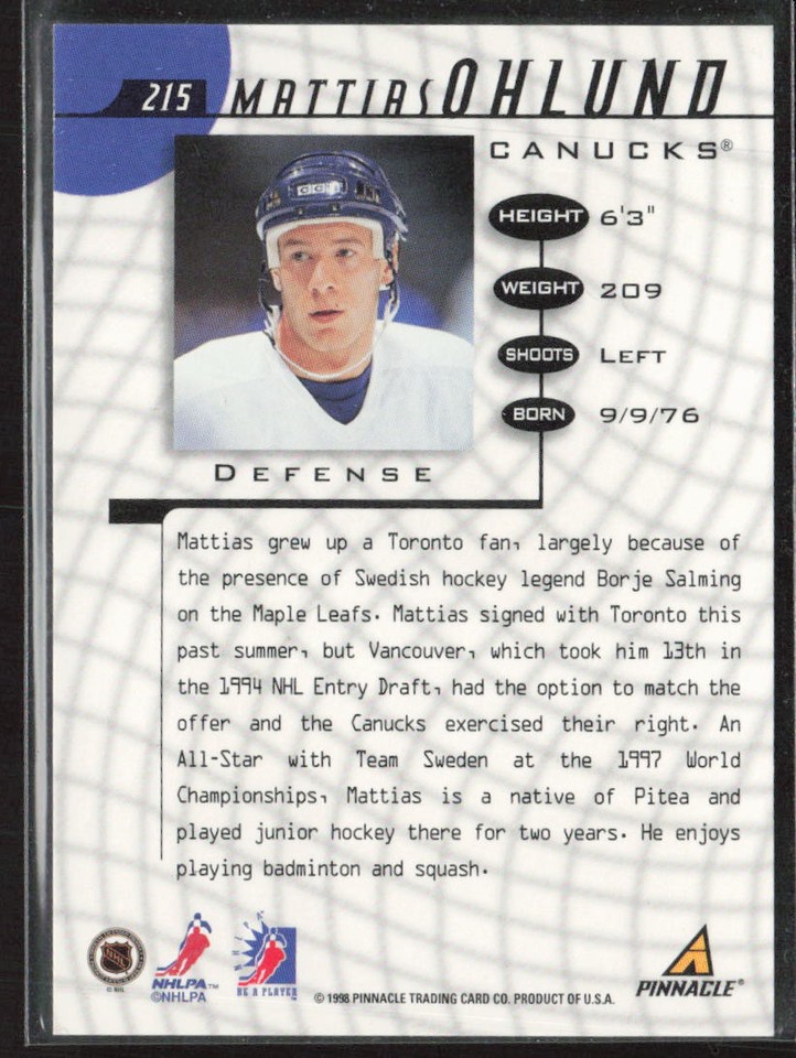 1998-99 Be a Player #268 Andy Sutton Press Release | eBay