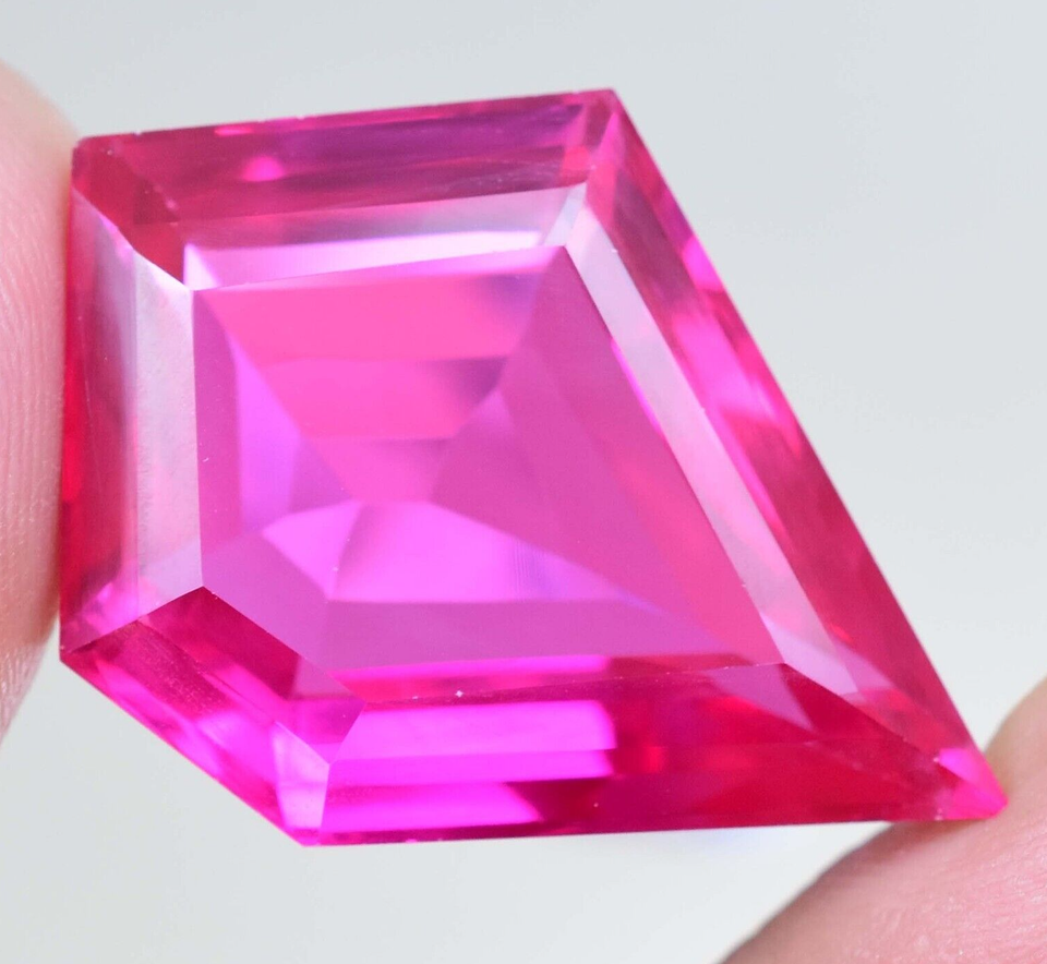 Natural Mogok Rose Pink Ruby 51.55 Ct Certified Stunning Fancy Shape ...