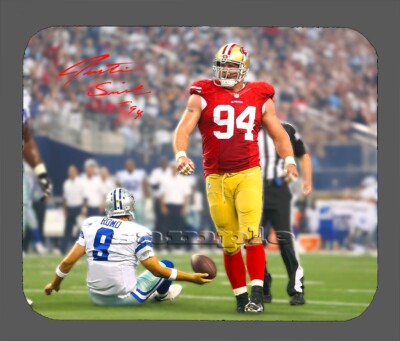 Justin Smith San Francisco 49ers Facsimile Autographed Mouse Pad Item ...