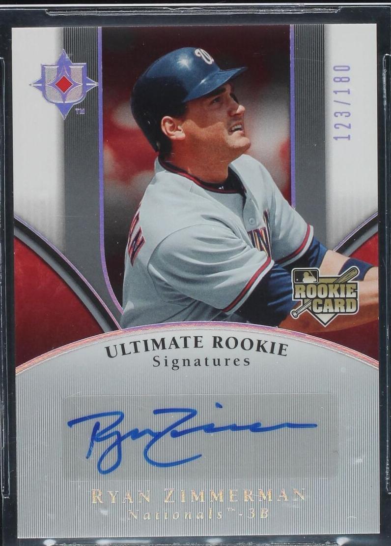 2006 Ultimate Collection - Ultimate Rookie Signatures Ryan Zimmerman ...