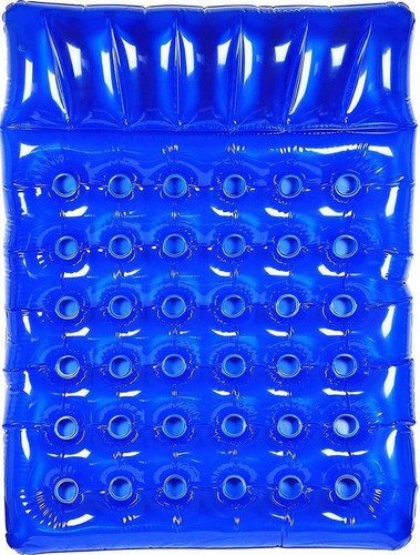 Giant Inflatable Double Mattress Pool Lounger Float 78 Inches- Blue | eBay