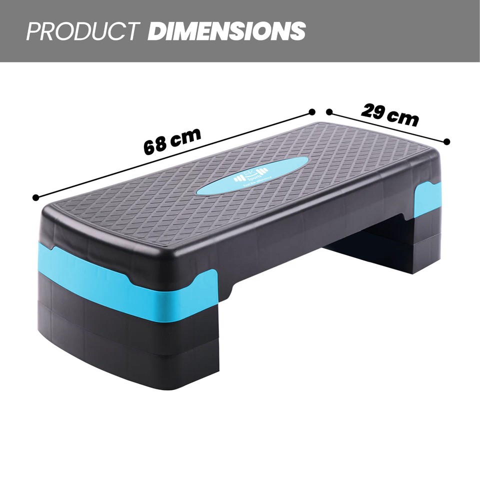 Aerobic Stepper Adjustable Height 2-3-5 Levels Exercise Stepper for ...