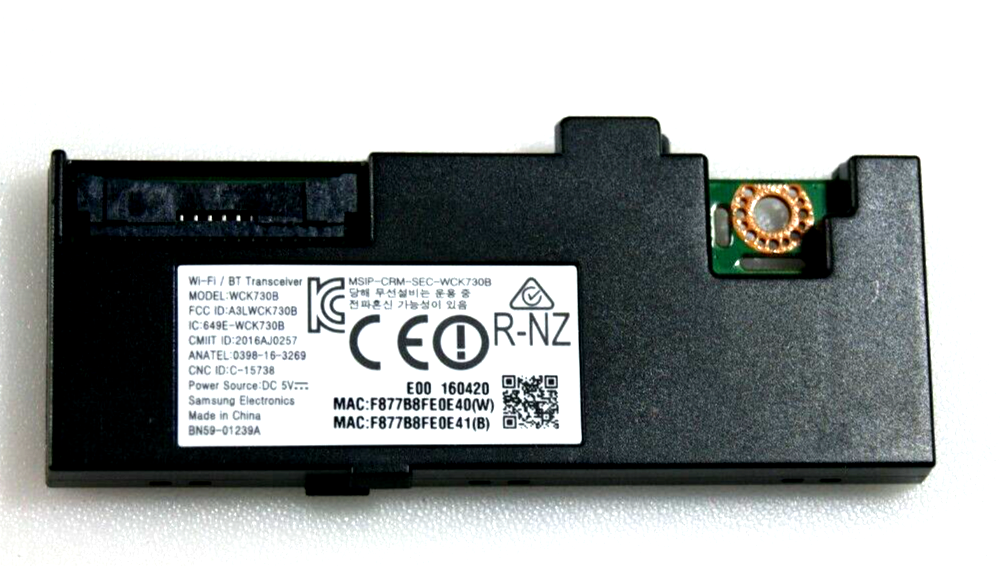 WI-FI / BT Transceiver WCK730B FOR SAMSUNG UE55KS7005U SMART TV ONE ...