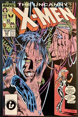 Uncanny X-Men #220 NM Mark Silvestri Cover 1987 Marvel Comics Storm | eBay