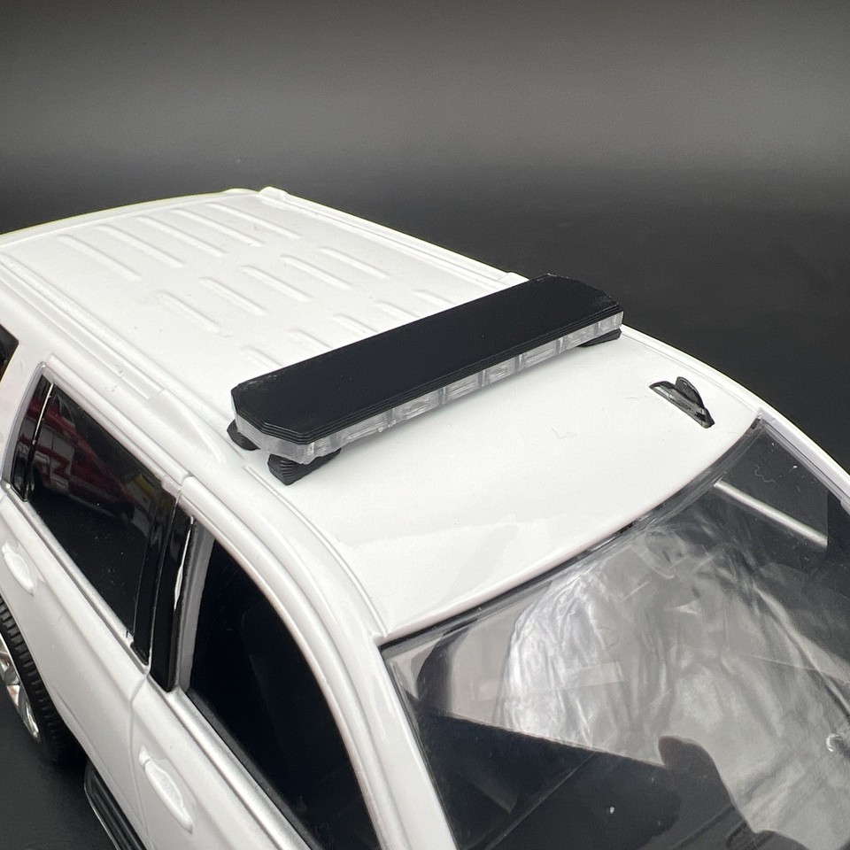 1/24 25 27 LED Ready Code 3 2700 Black Lightbar Sheriff Highway Patrol ...