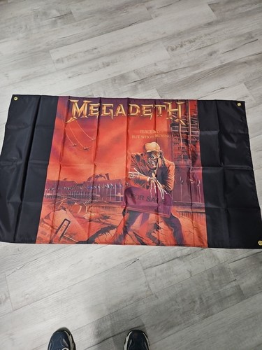 Megadeth Rust in Peace Poster Funny Flag Music Tapestry Aesthetic ...