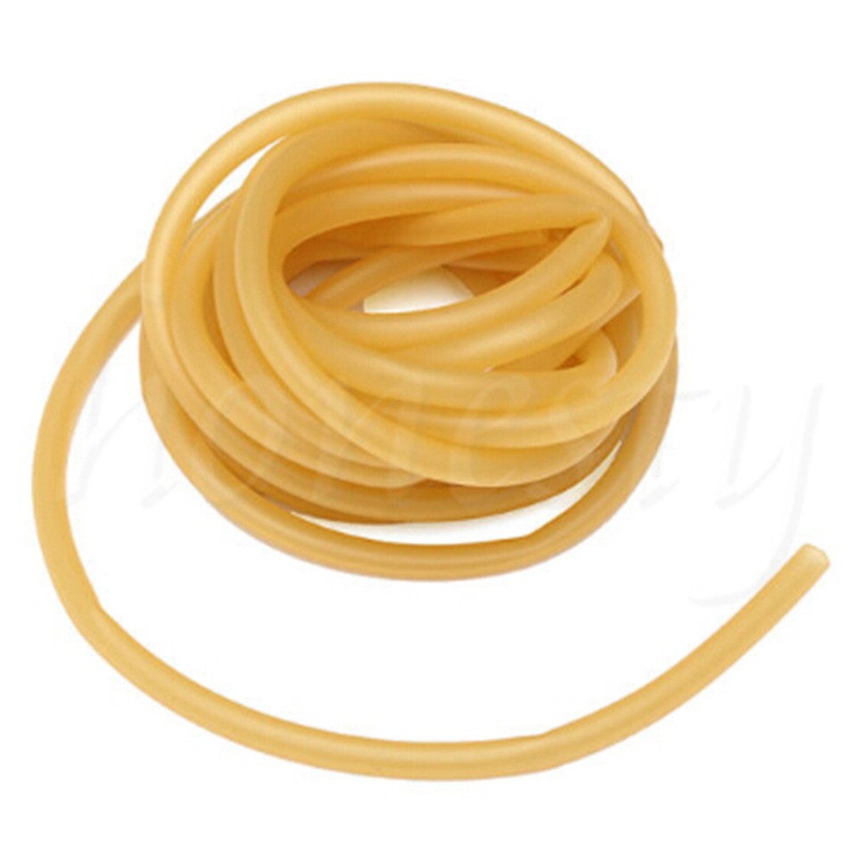 1/2M 6090 Natural Latex Rubber Band Tube for Slingshot Catapult Elastic ...