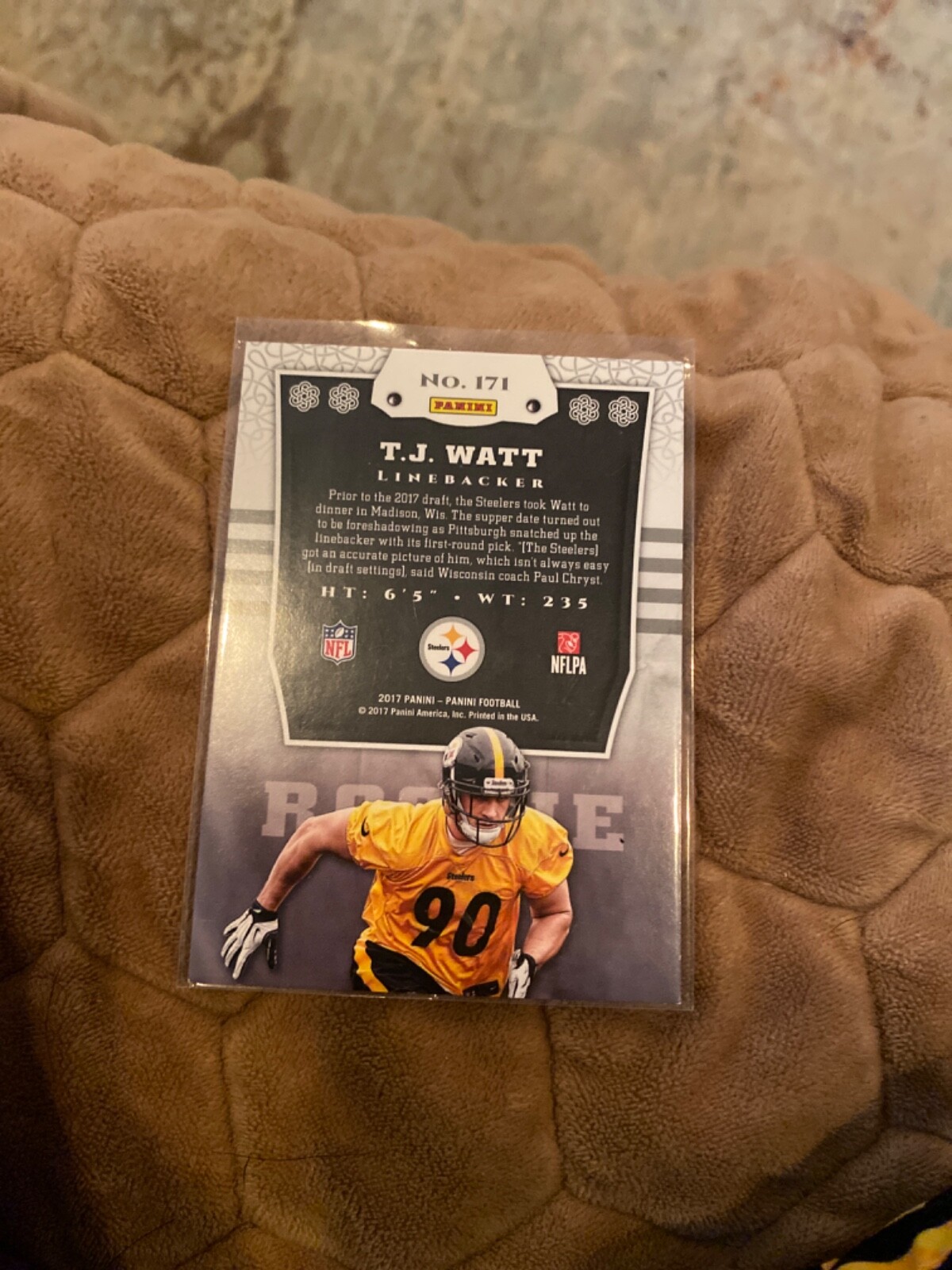 2017 Panini - Rookies #171 T.J. Watt (RC) for sale online | eBay