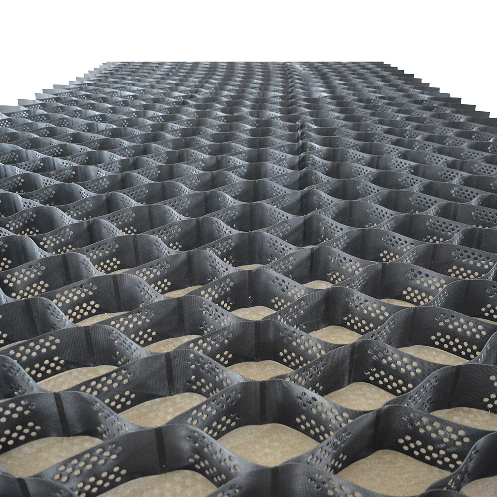 Geogrid Cell Honeycomb Grid Constraint System Permeable Paving of ...