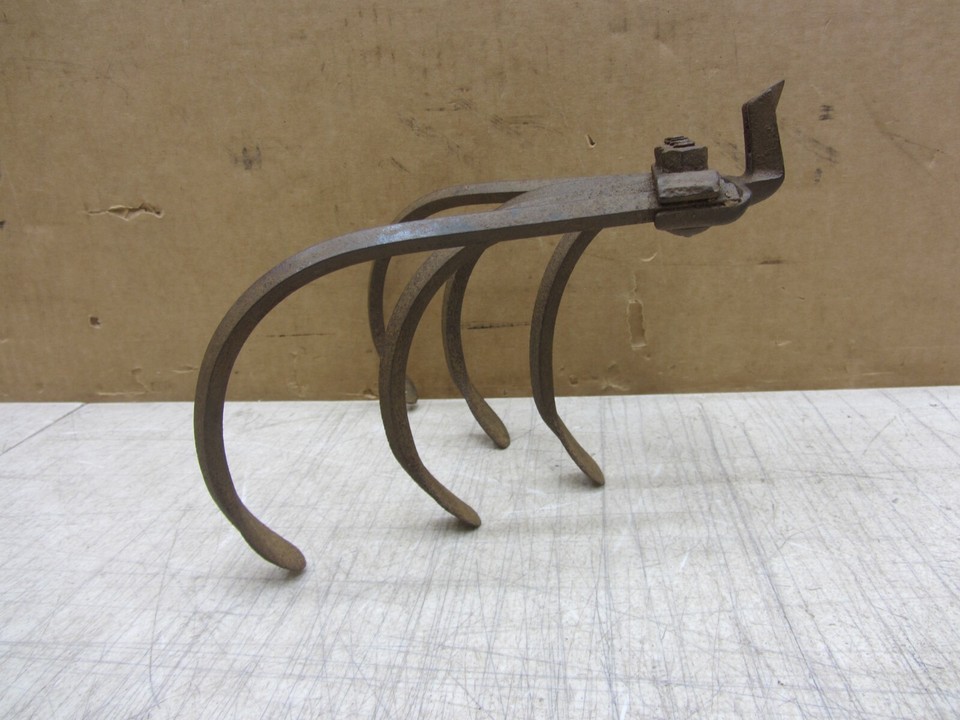 VTG ANTIQUE GARDEN PUSH TURN PLOW CULTIVATOR IMPLEMENT ATTACHMENT ...