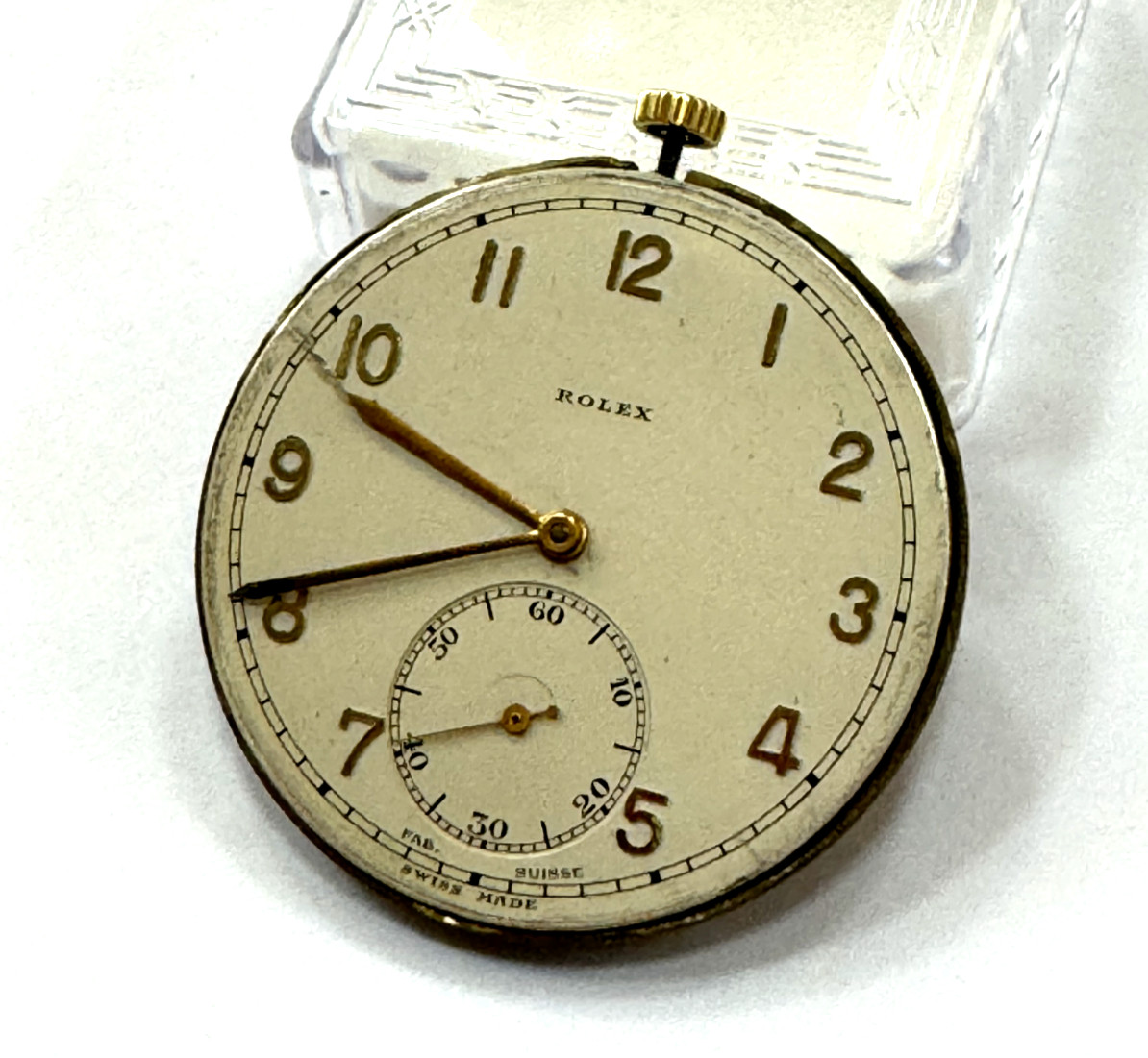 Rolex Pocket Watch Movement & Dial Manual Spiral Breg… - Gem