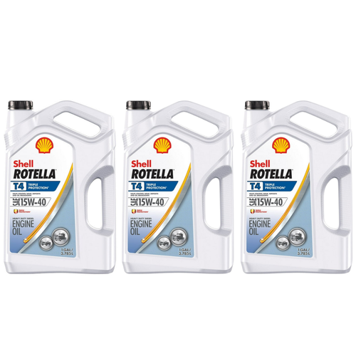 Shell Rotella 15w40 T4 Triple Protection HD Engine Oil in Quarts ...