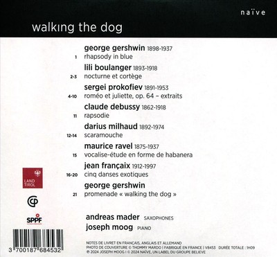 JOSEPH MOOG / ANDREAS MADER WALKING THE DOG NEW CD 3700187684532| eBay