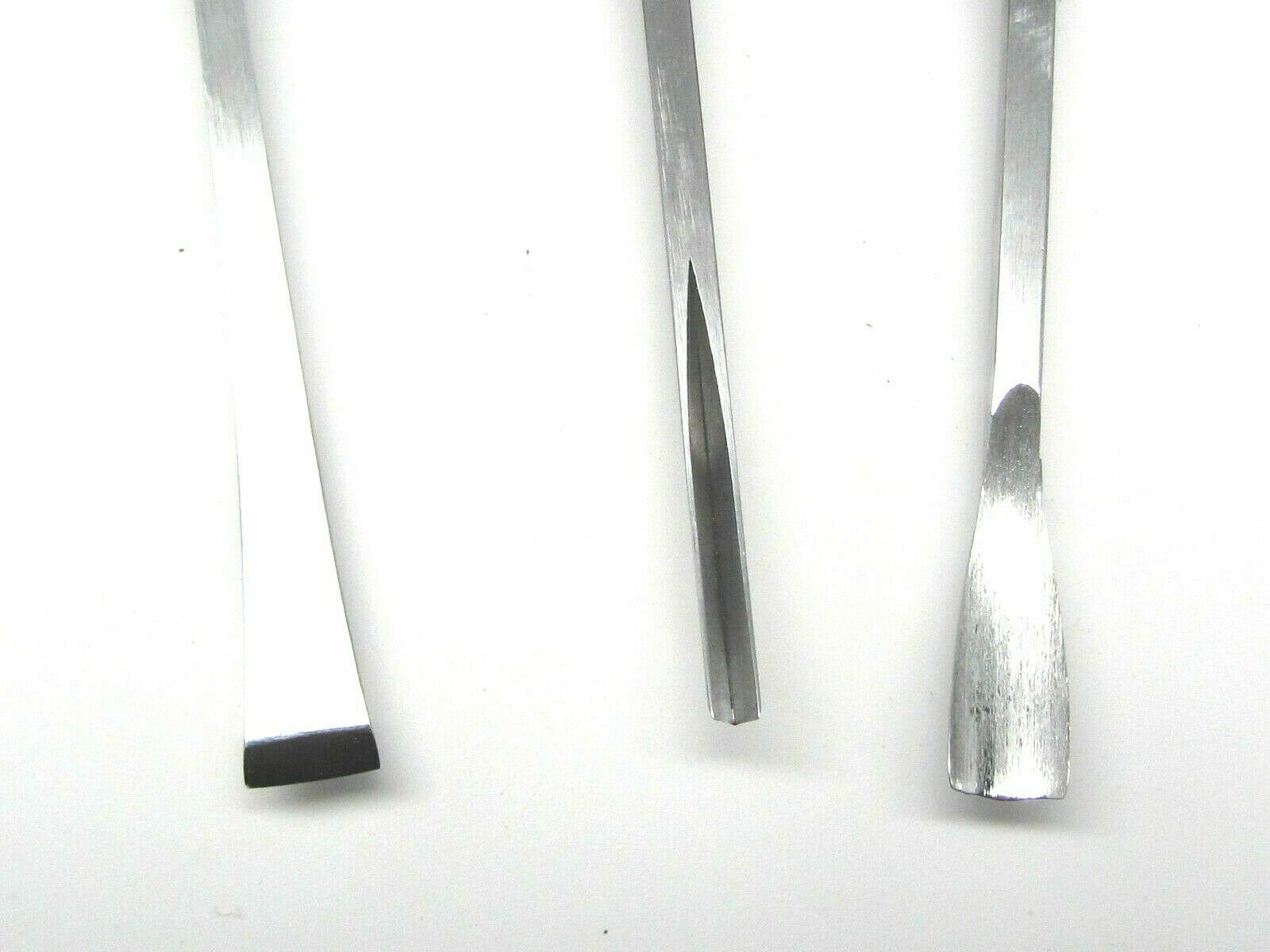 U J Ramelson No. 107 Wood Carving Tools 5pc Gouge Parting Chisel Made ...