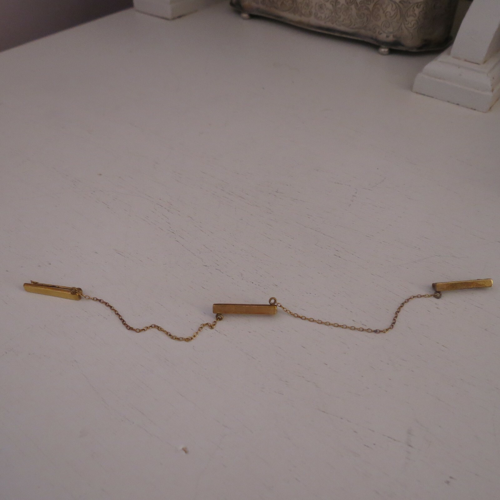 Vintage gilt metal bib & dummy pins style #1 | eBay