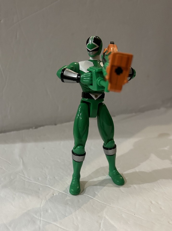 2001 Power Rangers Time Force Green TF Fighter 45557100131| eBay