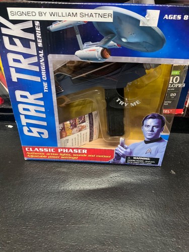 William Shatner Signed Star Trek Classic Phaser Captain Kirk JSA | eBay