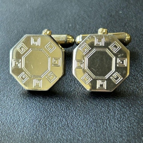 Givenchy Retro Design Gold G Logo Button Cufflinks | eBay
