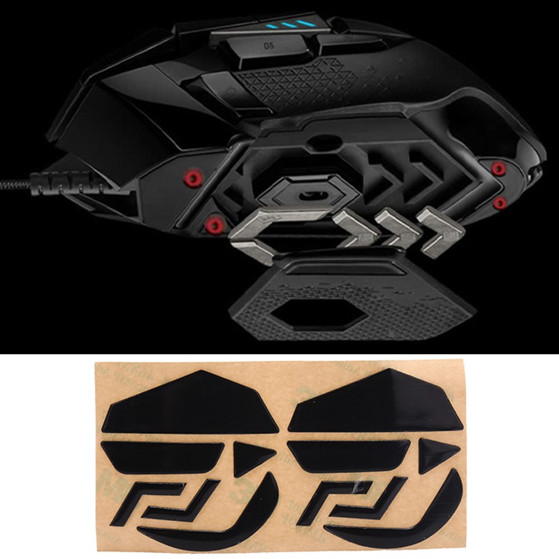 2 sets 0.6mm Mouse Feet Mouse Skates Pad for Logitech G502 Laser ...