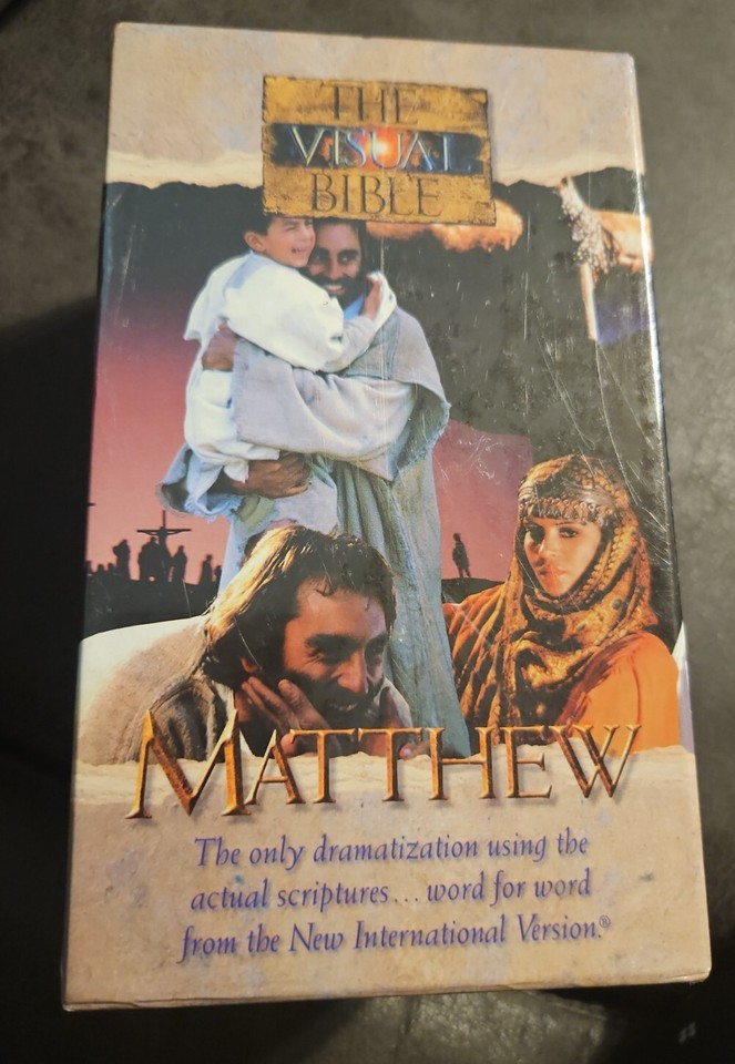 4 VHS pack The Visual Bible Matthew NIV scripture dramatization New ...